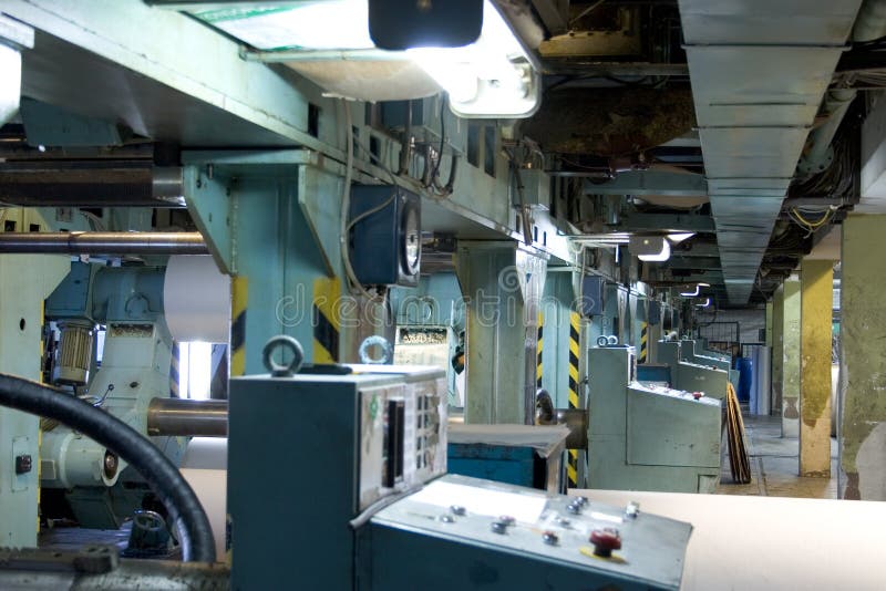 Printing house stock image. Image of cmyk, office, magazine - 1296775