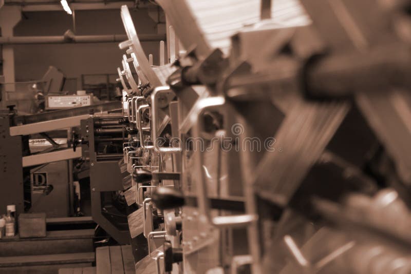 Printing house stock image. Image of magenta, design, gears - 6367045