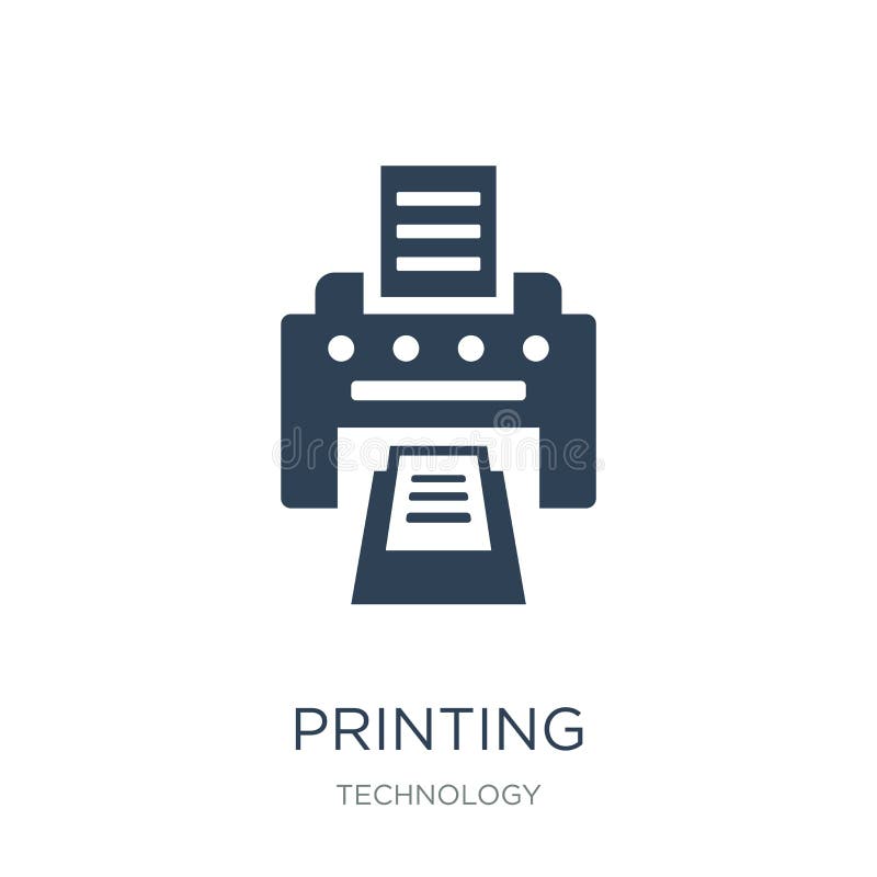 Plotter Icon in Trendy Design Style. Plotter Icon Isolated on White ...