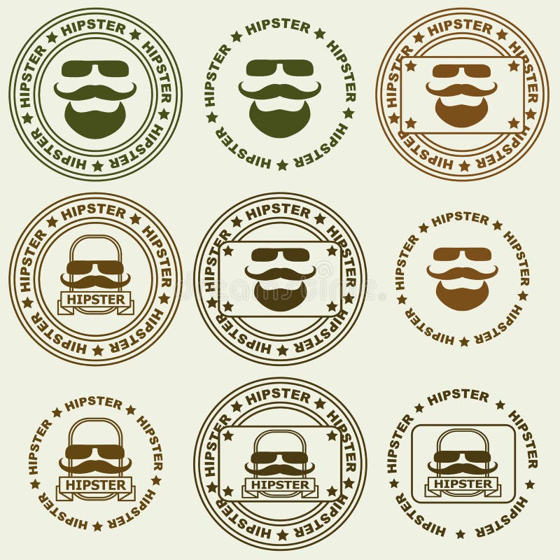 Different Versions of the Mark. Stock Vector - Illustration of graphic ...