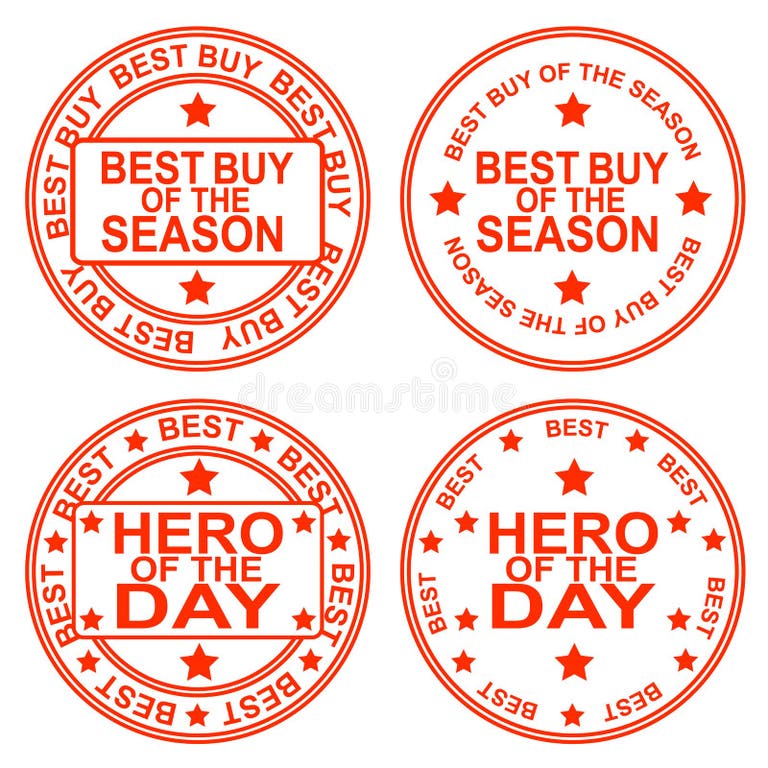 Different Versions of the Mark. Stock Vector - Illustration of seal ...
