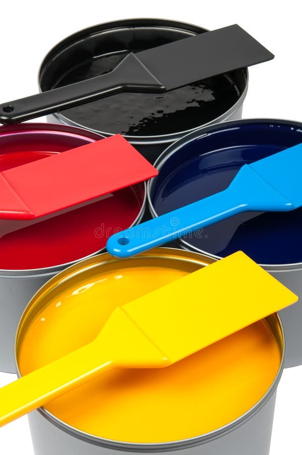 Printing inks stock photo. Image of blue, droplet, color - 10807010