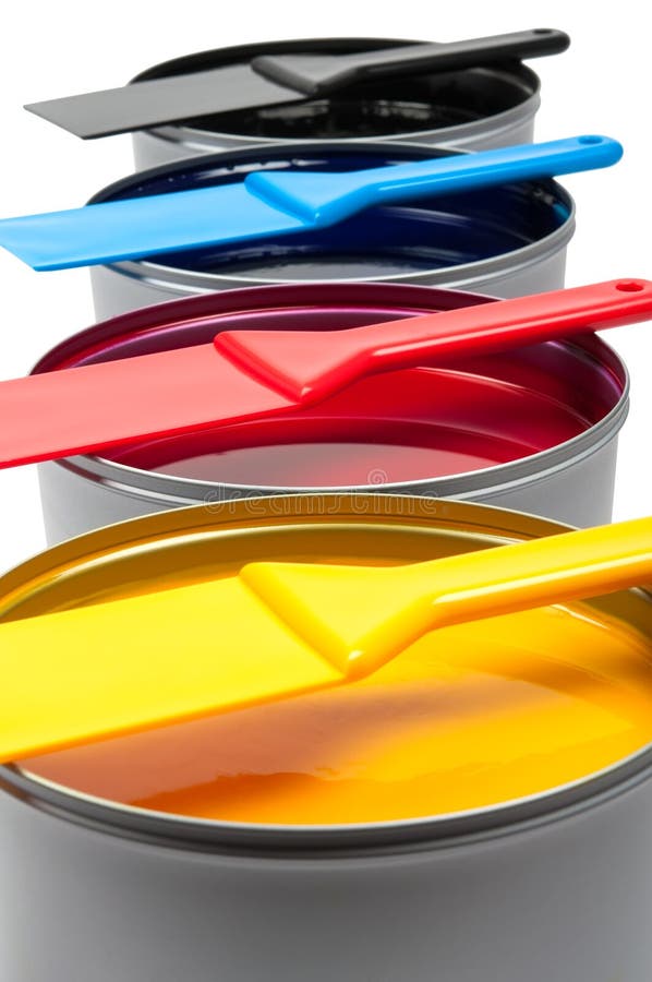 Printing inks stock photo. Image of blue, droplet, color - 10807010