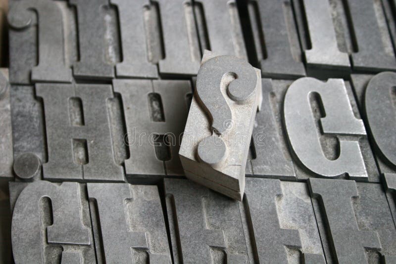 Printing letters stock image. Image of words, press, book - 7730863