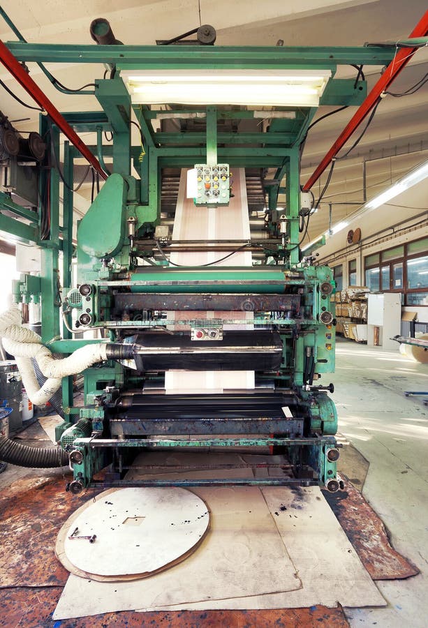 Printing machine stock photo. Image of factory, production - 22156626
