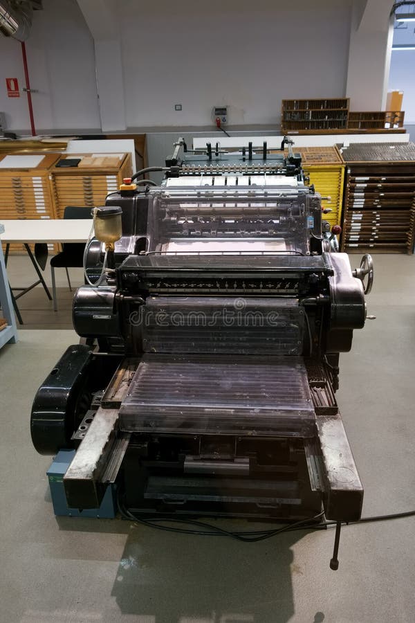 Printing, Machine, Printing House, Printing Industry, Technology Stock ...