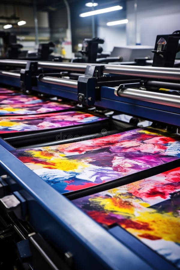 A Printing Machine with a Large Print, Suitable for Advertising ...