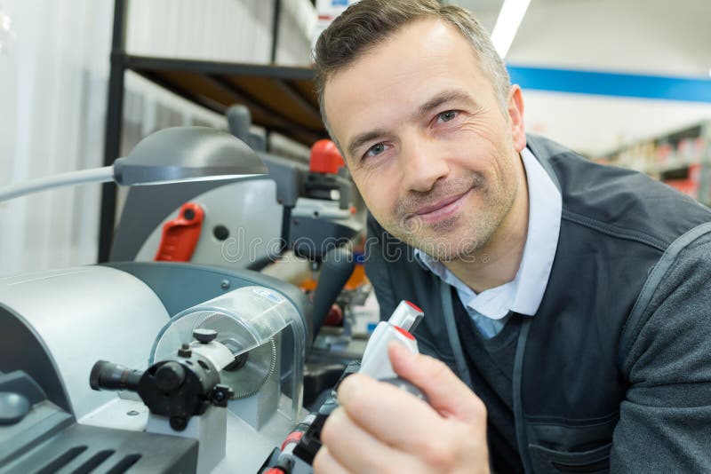 Printing Machine Operator Posing Stock Image - Image of industry, silk ...
