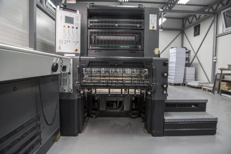 Printing office stock photo. Image of processing, manufacturing - 71067934