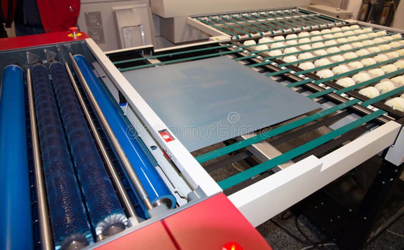 Computer To Plate (CTP) - Printing Process Stock Image - Image of ...