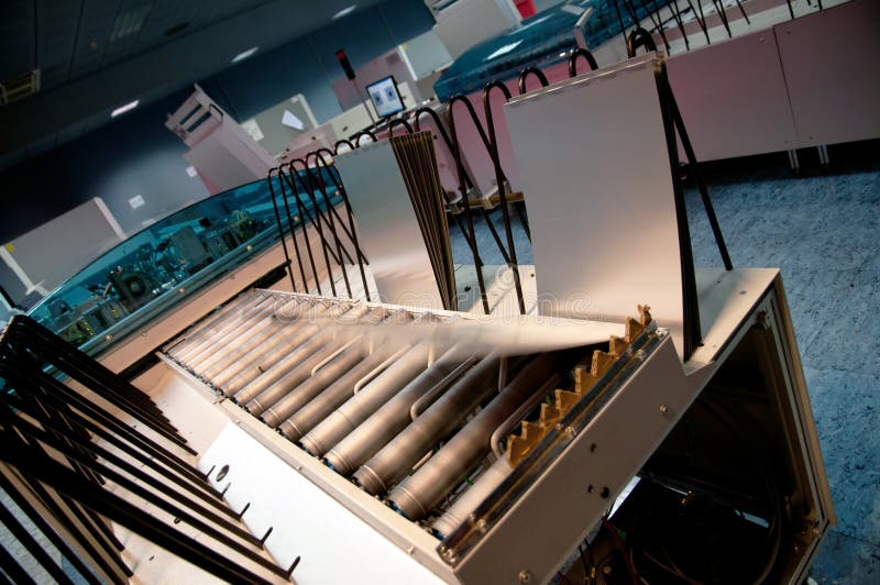 Computer To Plate (CTP) - Printing Process Stock Image - Image of ...