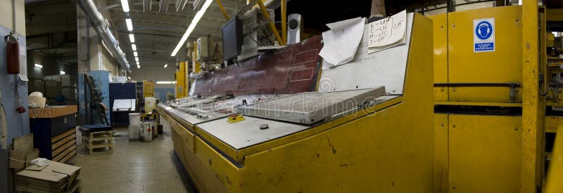 Large printing press stock image. Image of printer, news - 5812873