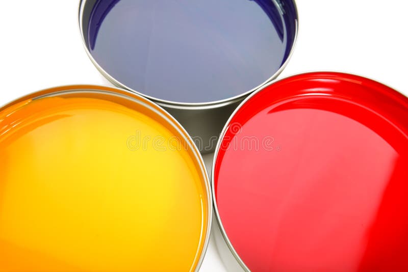 Offset printing ink stock photo. Image of cyan, machine - 4552392