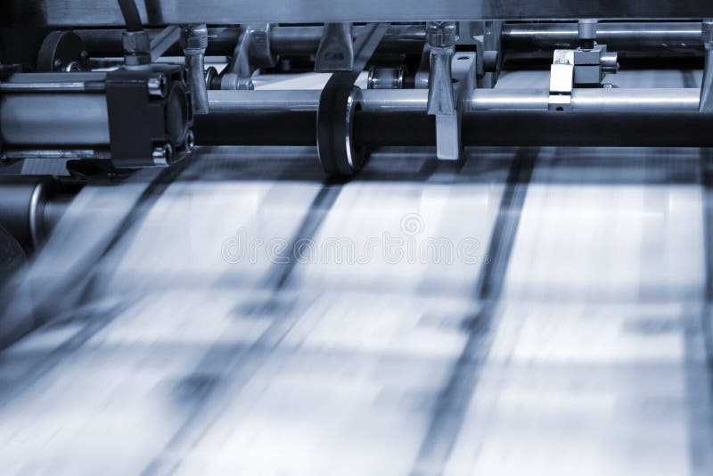 Printing process stock photo. Image of office, closer - 133011452