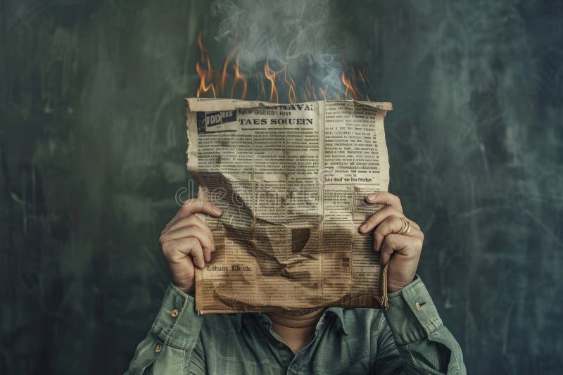 Printing Process of the Most Recent Edition of a daily Newspaper on ...