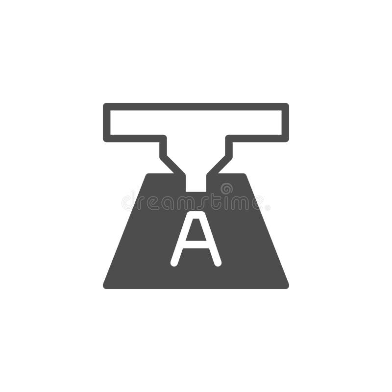 Printing Process and Print Scheme Glyph Icon Stock Vector ...