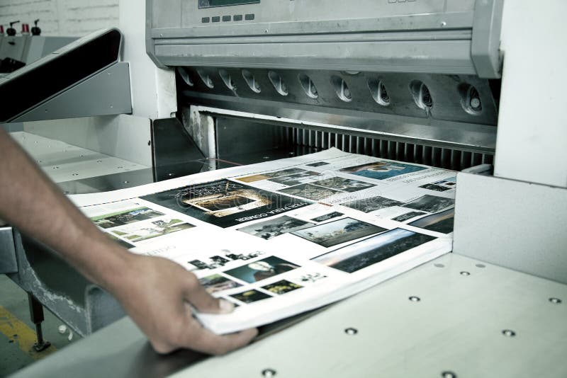 Printing processes stock photo. Image of machine, press - 86989164