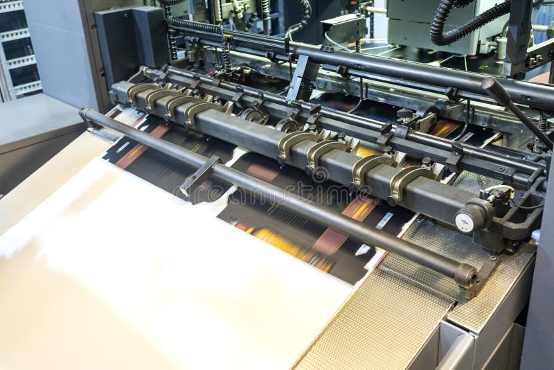 Printing Processes Industry Stock Photo - Image of indoor, enter: 170859946