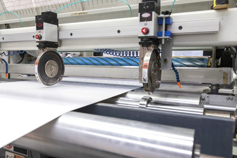 Printing Processes Industry Stock Image - Image of gear, newspaper ...