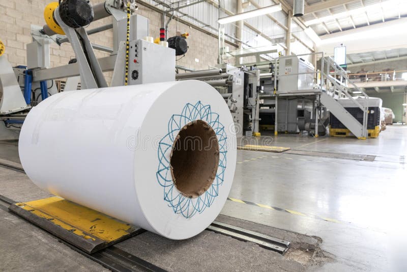 Printing Processes Industry Stock Photo - Image of closer, offset ...