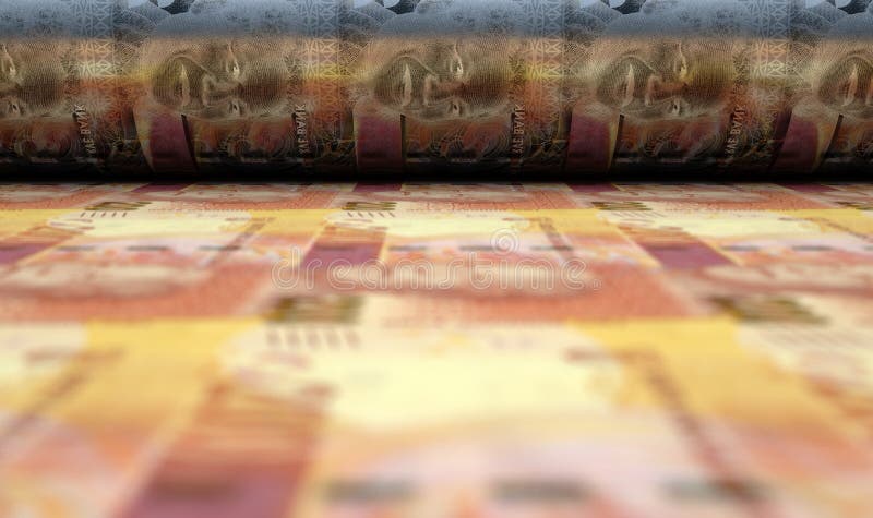 New South African Rand Notes Editorial Stock Photo - Image of four ...