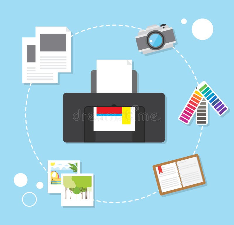 Printing vector banner stock vector. Illustration of elements - 80060508