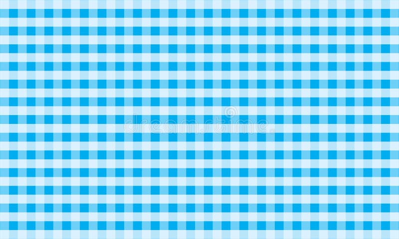 Light Blue and White Gingham Pattern Teblechloth.Vector Illustration. Stock Illustration ...