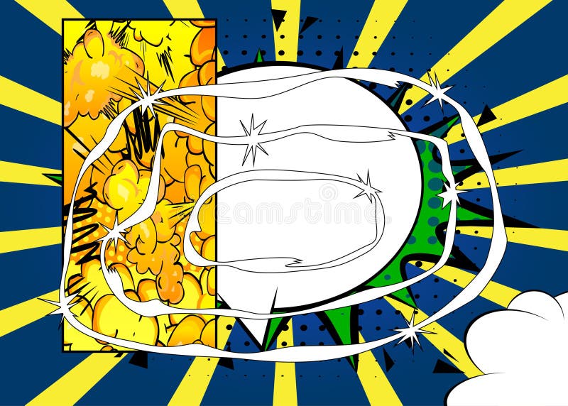 PrintModern Creative Pop Art Vibrant Super Comic Book Style Background ...