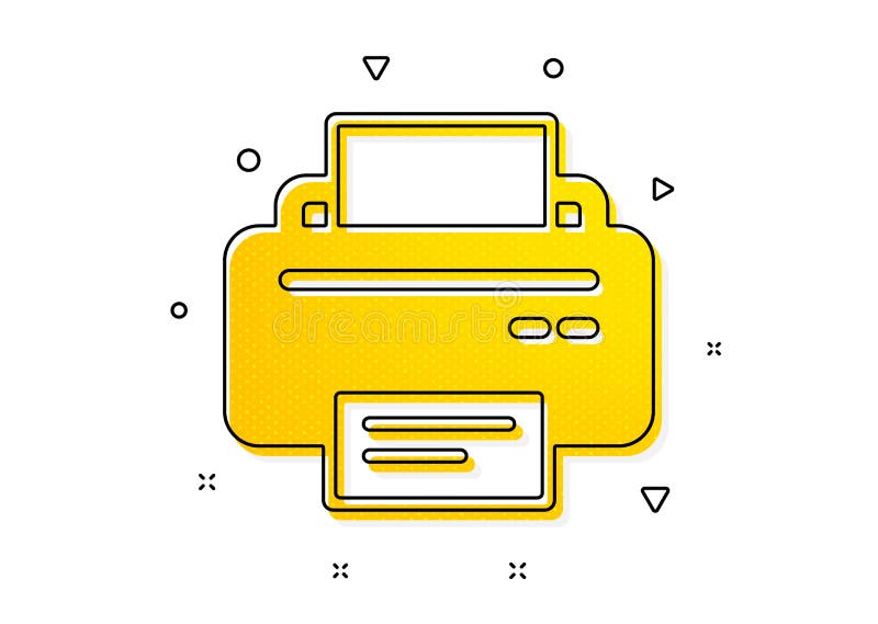 Printer Icon. Printout Device Sign. Vector Stock Vector - Illustration ...