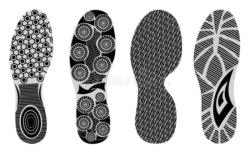 Prints of shoes vector stock vector. Illustration of design - 180438549