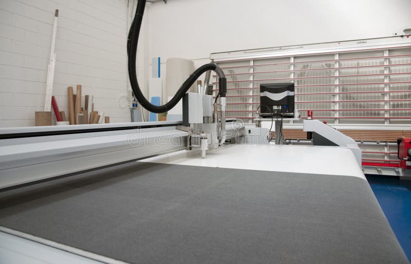 Printshop - Cutting Plotter Stock Photo - Image of colored, sign: 16936418