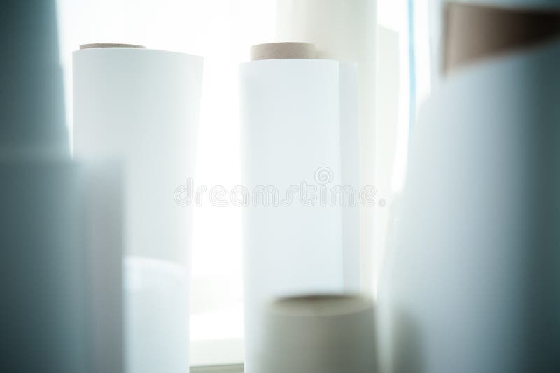 Printshop: paper warehouse stock photo. Image of indoor - 17449258