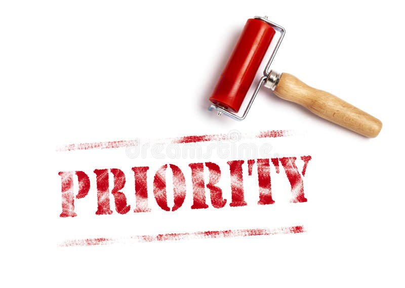 Prioriteit stock illustratie. Illustration of stempelen - 45128288