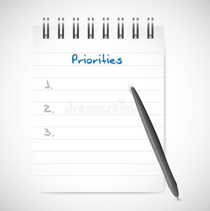 Priorities Stock Illustrations – 2,662 Priorities Stock Illustrations ...