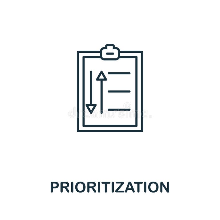 Prioritization Icon. Simple Element from Business Intelligence ...