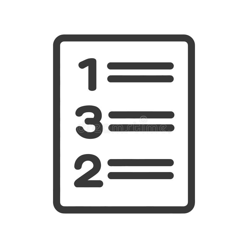 Numbered Task List Stock Illustrations – 56 Numbered Task List Stock ...