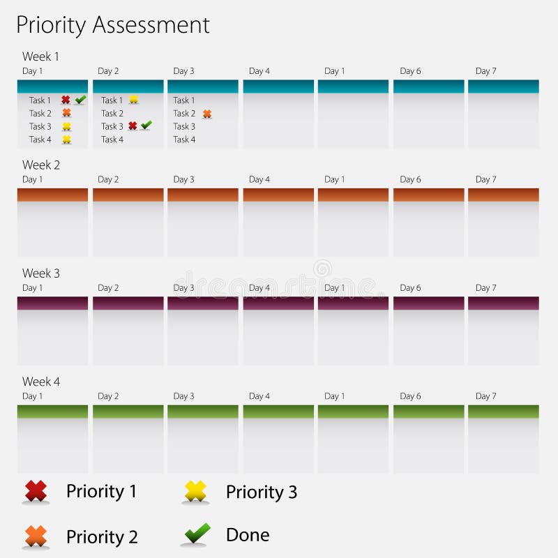 Priority Chart stock vector. Illustration of chart, button - 14839524