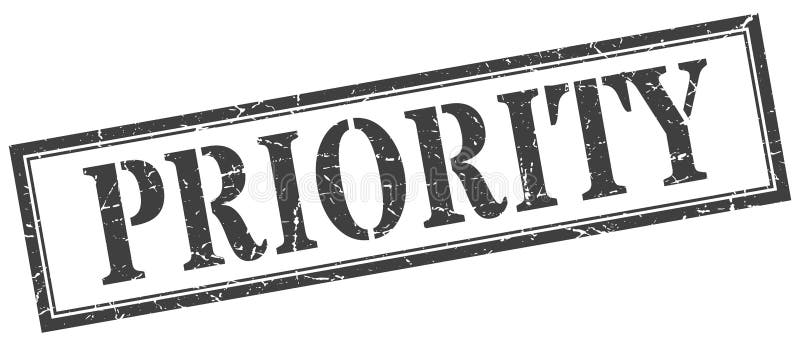 Priority stamp stock vector. Illustration of vintage - 158066394