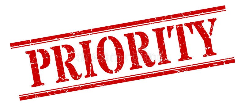 Priority stamp stock vector. Illustration of stamp, isolated - 122108083