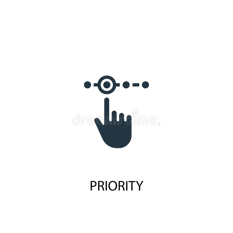 Priority Icon. Simple Element Stock Vector - Illustration of priority ...