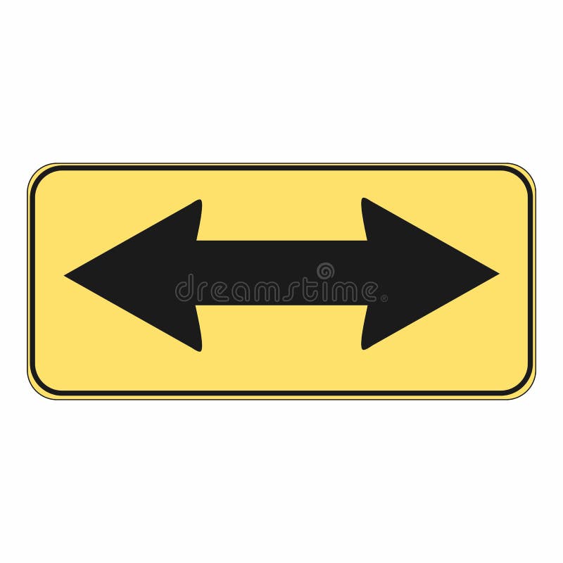 Priority Left and Right Sign Stock Illustration - Illustration of ...