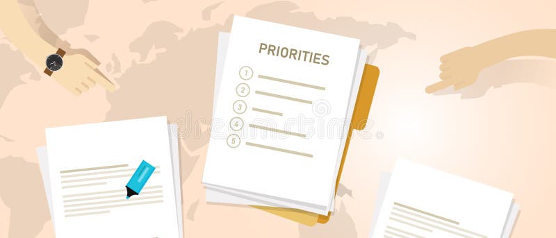 Priority List of Priorities Important Task First Prioritize To Do ...