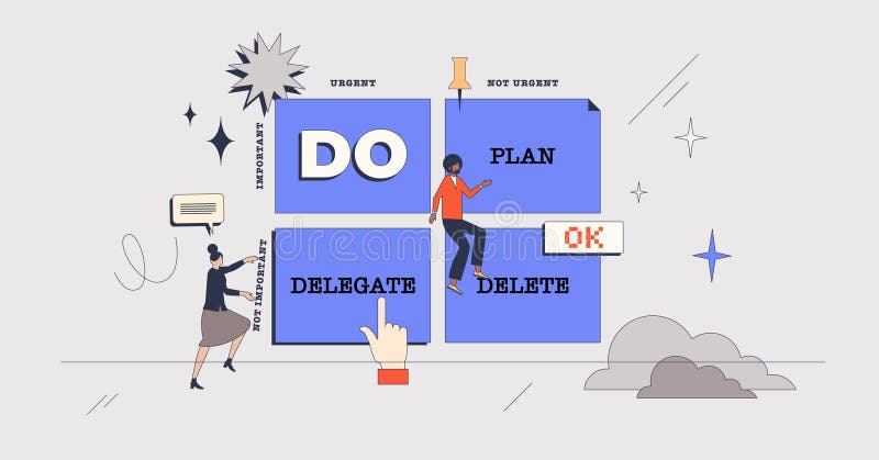 Time Management Matrix Stock Illustrations – 191 Time Management Matrix ...