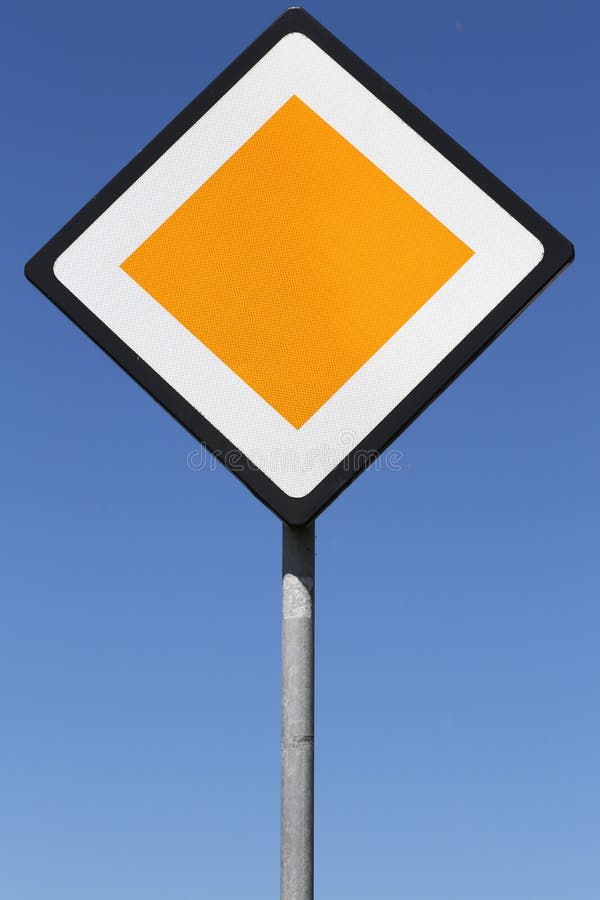 Dutch Road Sign B1 Priority Road Stock Photos - Free & Royalty-Free ...