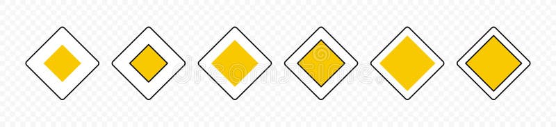 Priority Road Sign Vector Design Stock Vector - Illustration of vector ...
