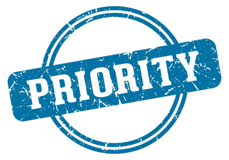 Priority stamp stock vector. Illustration of vintage - 352608871