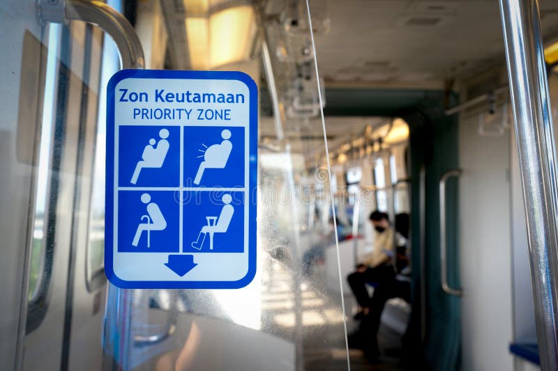 Priority seating zone stock photo. Image of help, elevator - 335070950