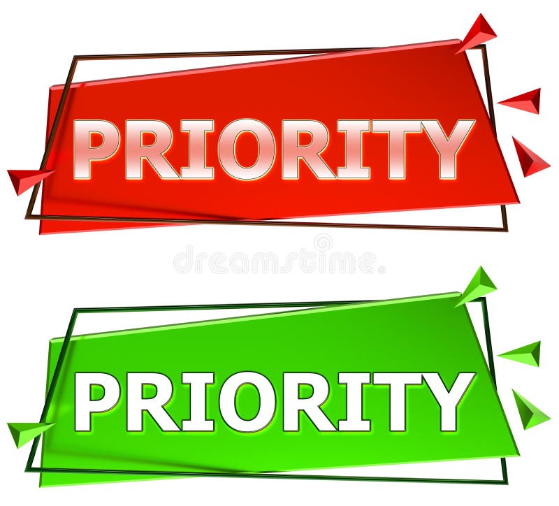 Priority sign stock illustration. Illustration of advice - 28779878