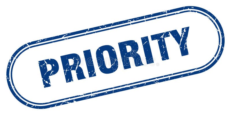 Priority stamp stock vector. Illustration of grunge - 153943547