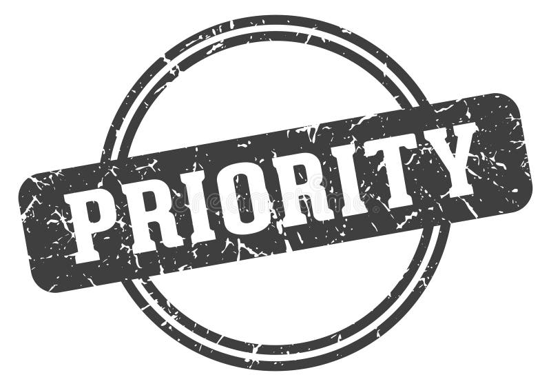 Priority stamp stock vector. Illustration of grunge - 347685857